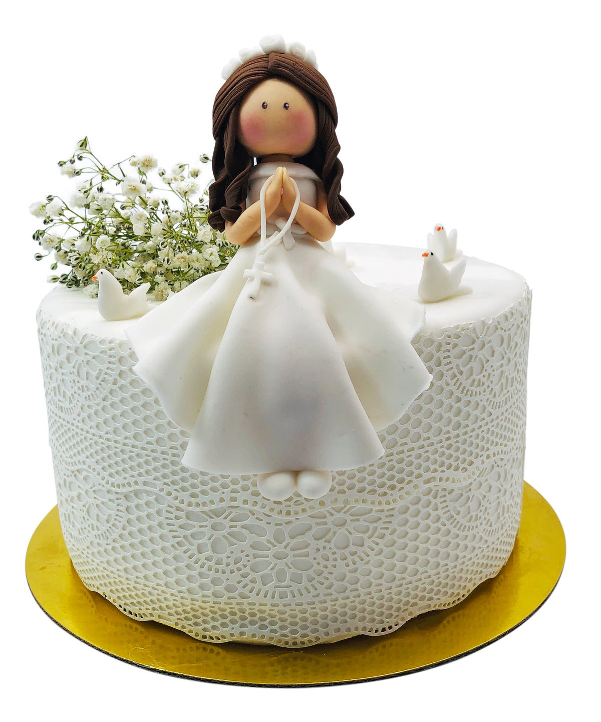 Torta 3D Primera comunión niña — Terely